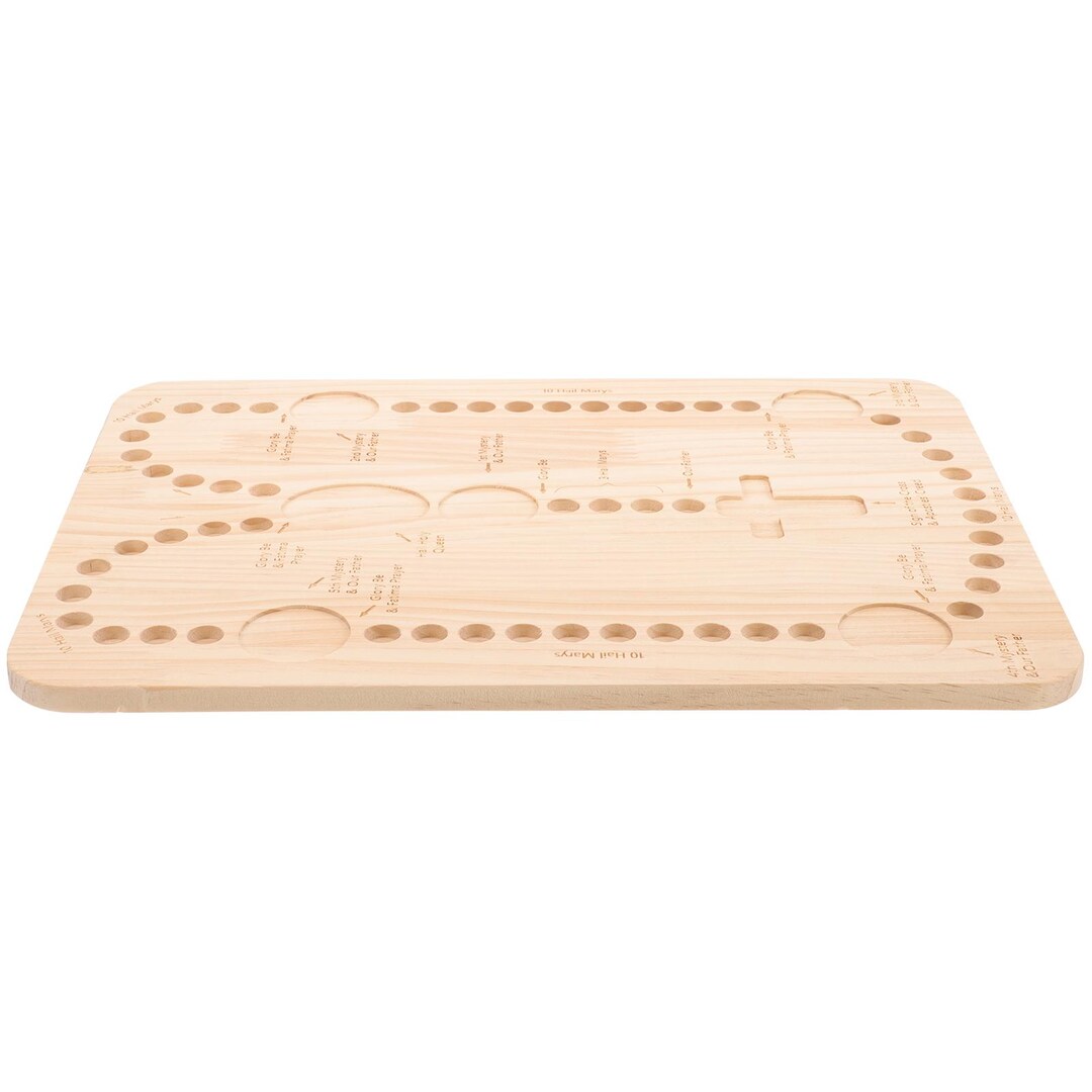 Wooden Bead Design Board – Large Jewelry Layout Board for Rosaries ...