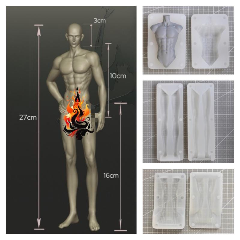Silicone Doll Body Mold - Etsy
