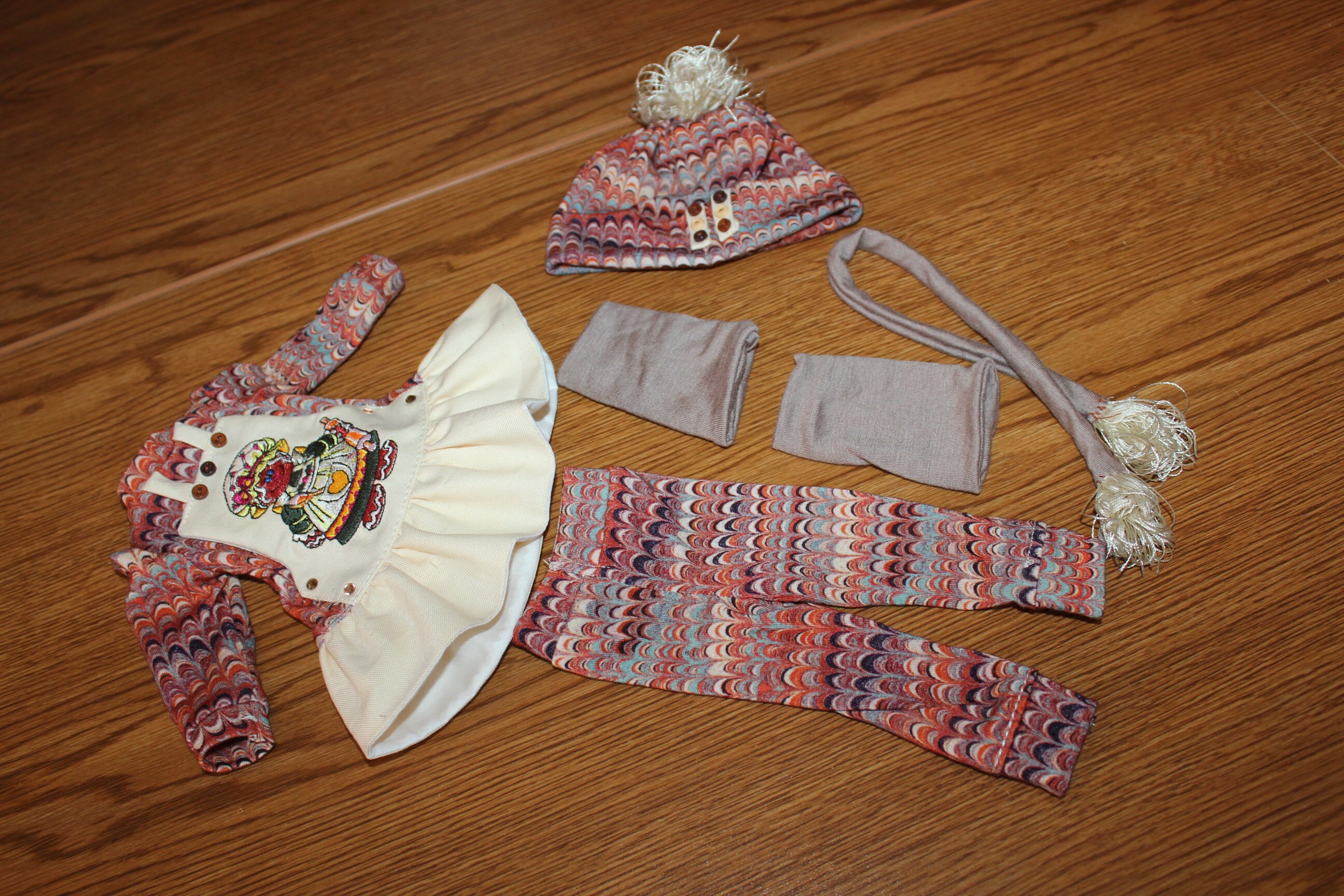 My Meadow "sweet GINGERBREAD Girl" 15" Moppets Dolls Mae, Tia, Pia, Lea ...