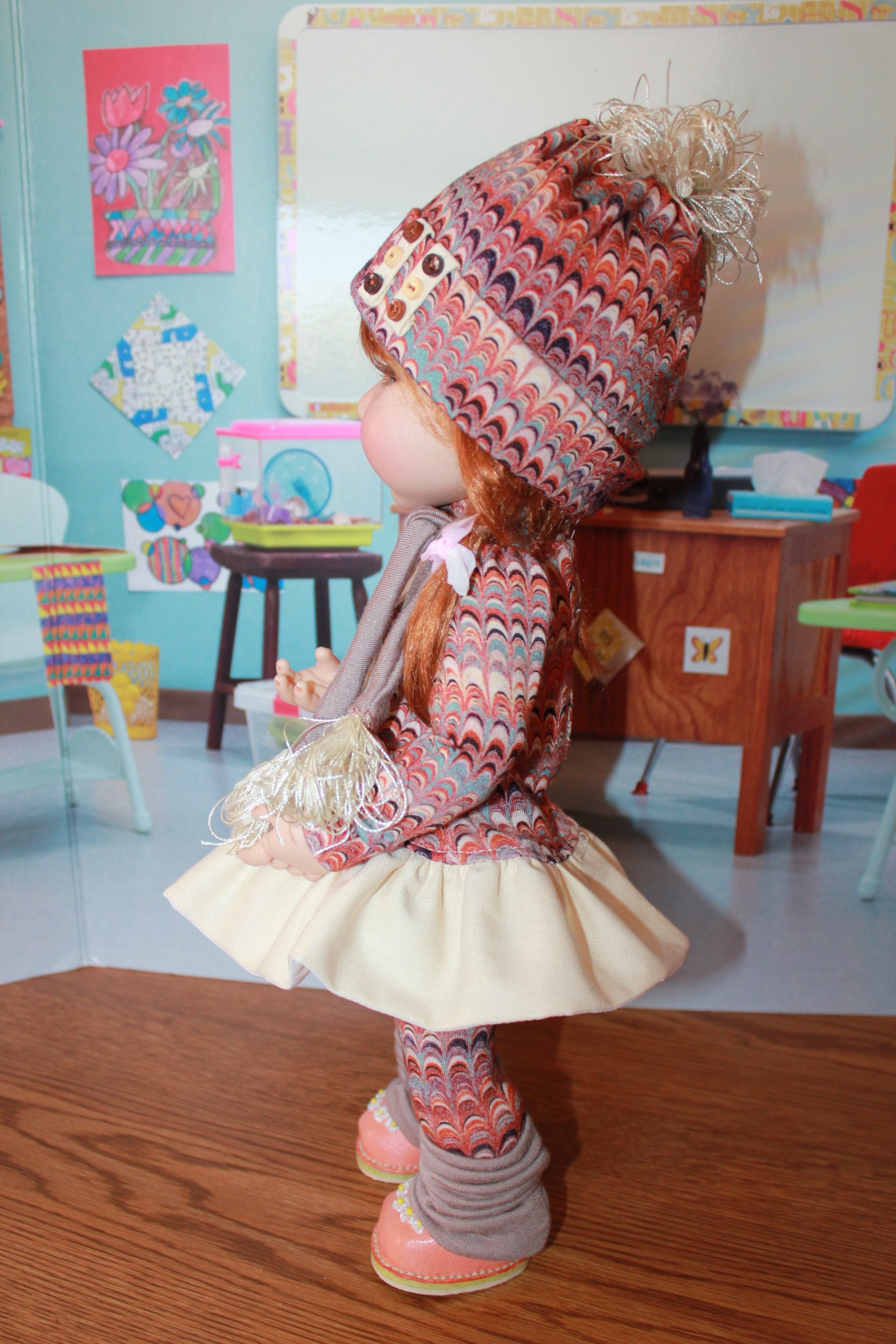 My Meadow "sweet GINGERBREAD Girl" 15" Moppets Dolls Mae, Tia, Pia, Lea ...