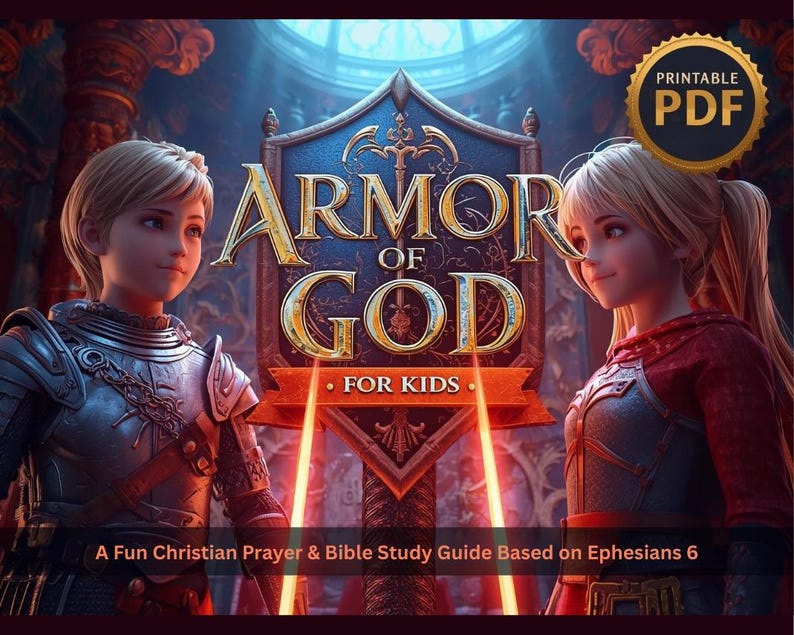 Armor of God Kids Printable PDF | Ephesians 6 Bible Activity for Kids ...