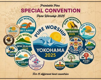 2025 Special Convention Printable Pin & Sticker Design | JW Gifts ...
