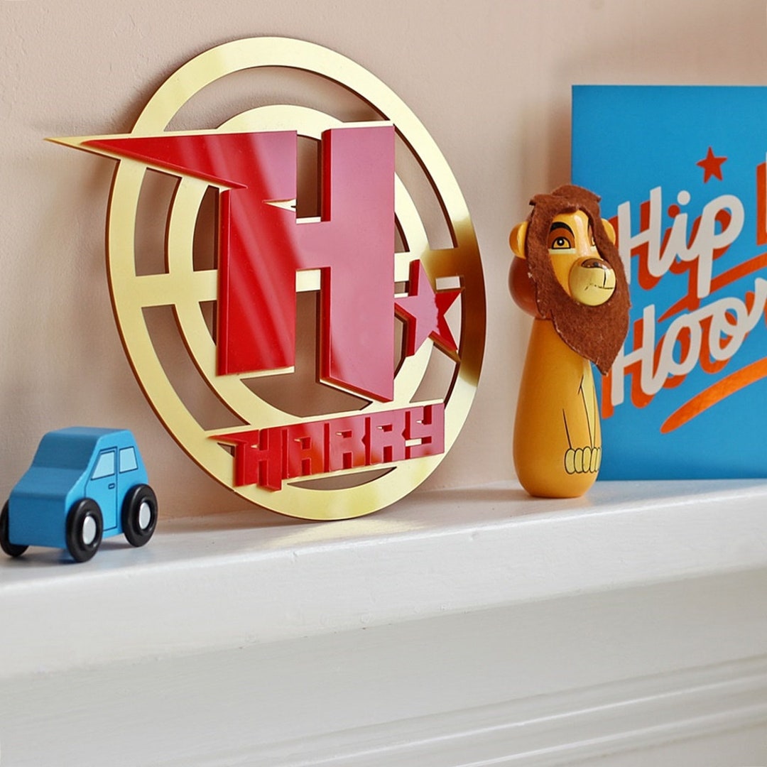 Personalised Superhero Bedroom Door Sign - Etsy