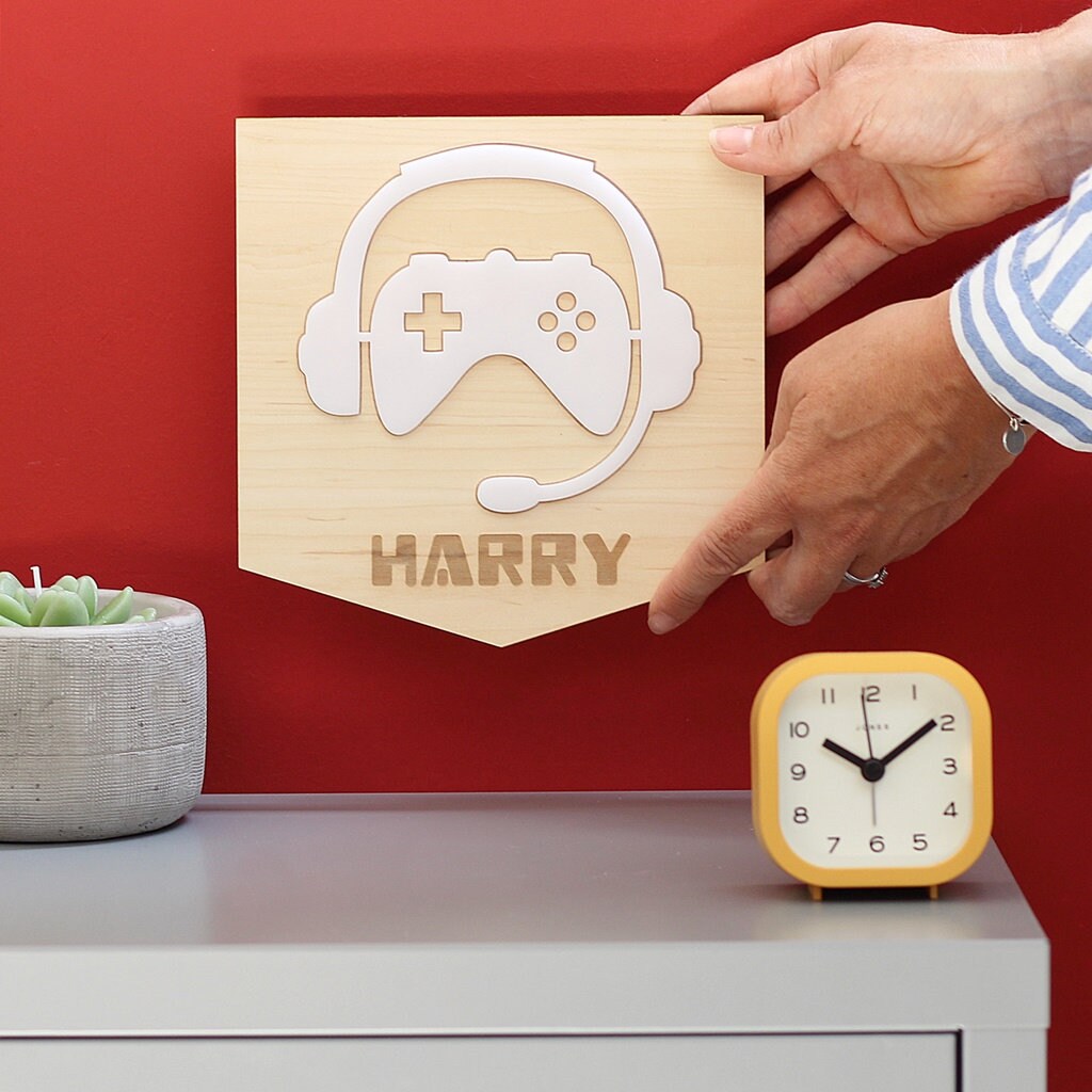 Gamer's Bedroom Sign Gamer Door Sign Door Sign Gamer | Etsy