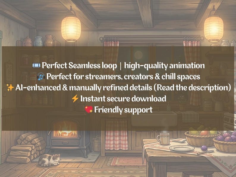 Retro Anime Kitchen Animated Background Cozy Lofi Vtuber Overlay ...