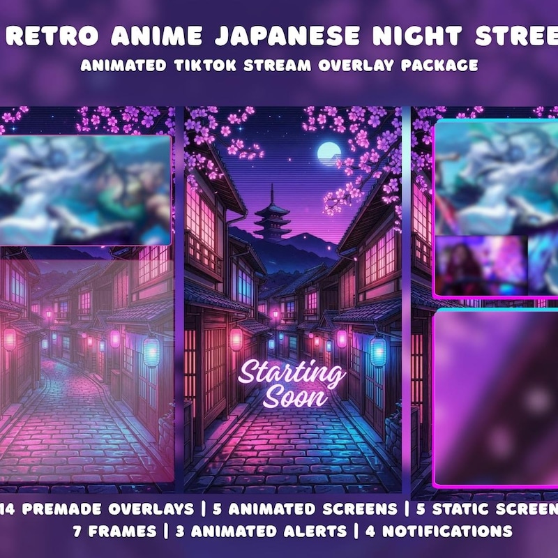 Purple Sakura Tiktok - Etsy