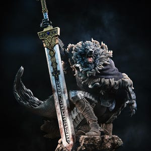 Blaidd Elden Ring STL | Half Wolf Knight 3D Print Model | Elden Ring ...