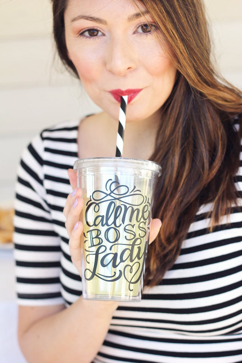 Tumbler Call me boss lady 16 oz | Etsy