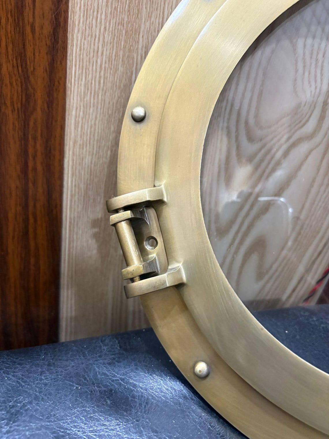 Nautical Brown Finish Marine Porthole ~ Wall Décor Window Glass ...
