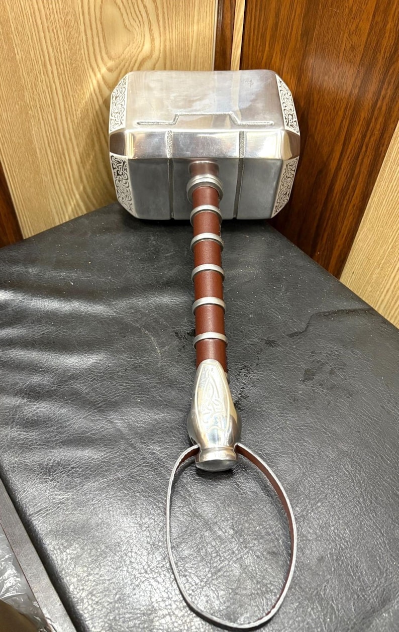 The Avengers Thor Hammer Replica Props Mjolnir Viking Warrior Hammer ...