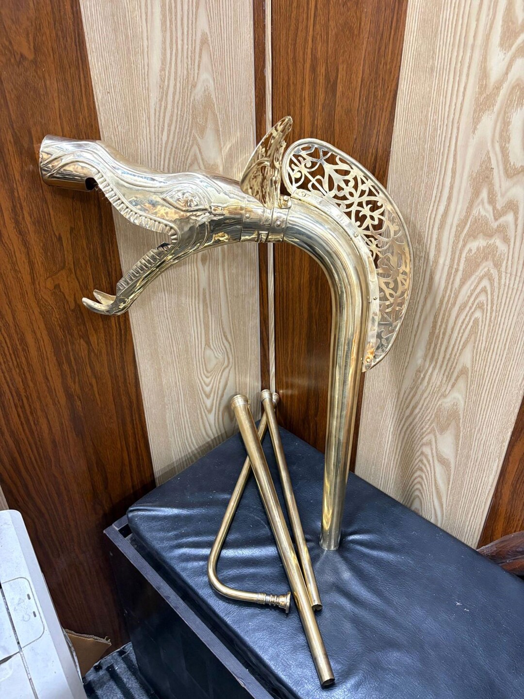 Medieval Brass Carnyx - Fully Playable Celtic War Horn - Etsy