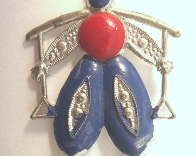 Enamel Thirties Dutch Boy Brooch - Etsy