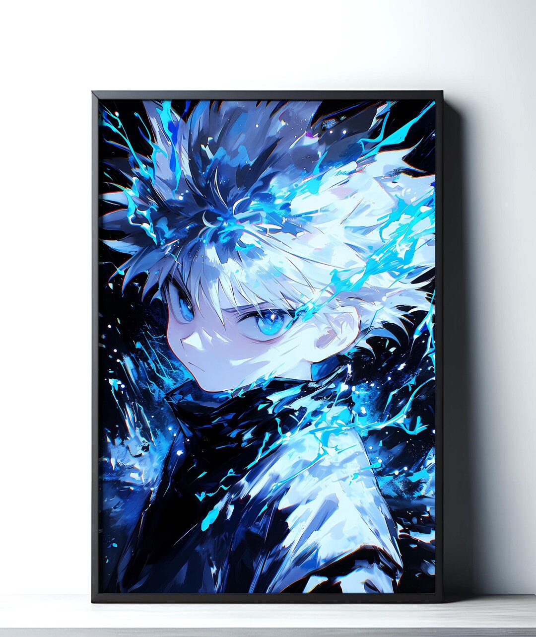 Killua Zoldyck Poster | Hunter X Hunter | Anime | Art Print | Wall ...