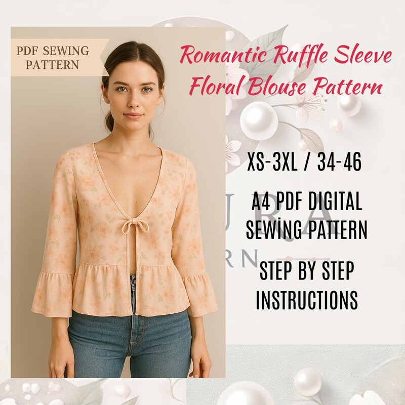 Romantic Blouse - Etsy