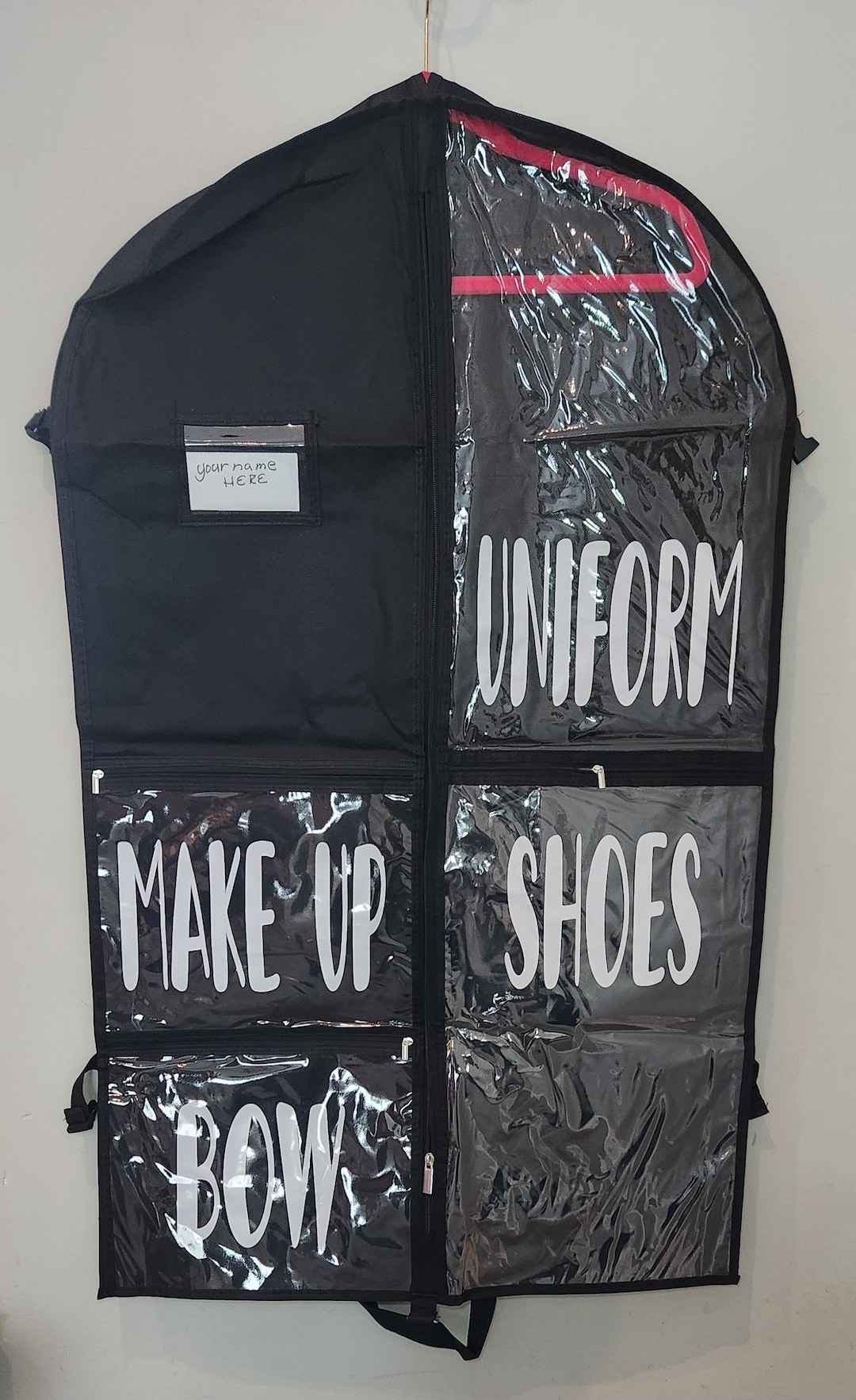Personalized Garment Bag for Uniform, Cheer, Dance, Travel, Custom ...