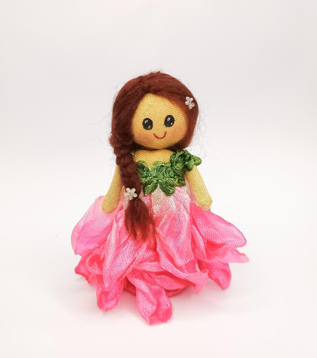 Handmade Flower Fairy Doll: Pocket Cloth Doll, Waldorf Inspired - Etsy