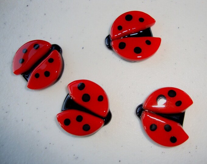 Ladybugs Fused Glass - Etsy