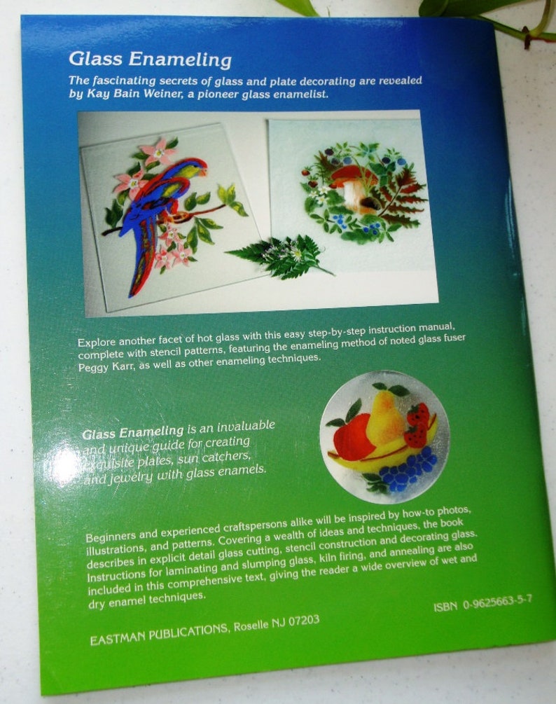 Stained Glass Pattern Book Glass Enameling Patterns for - Etsy