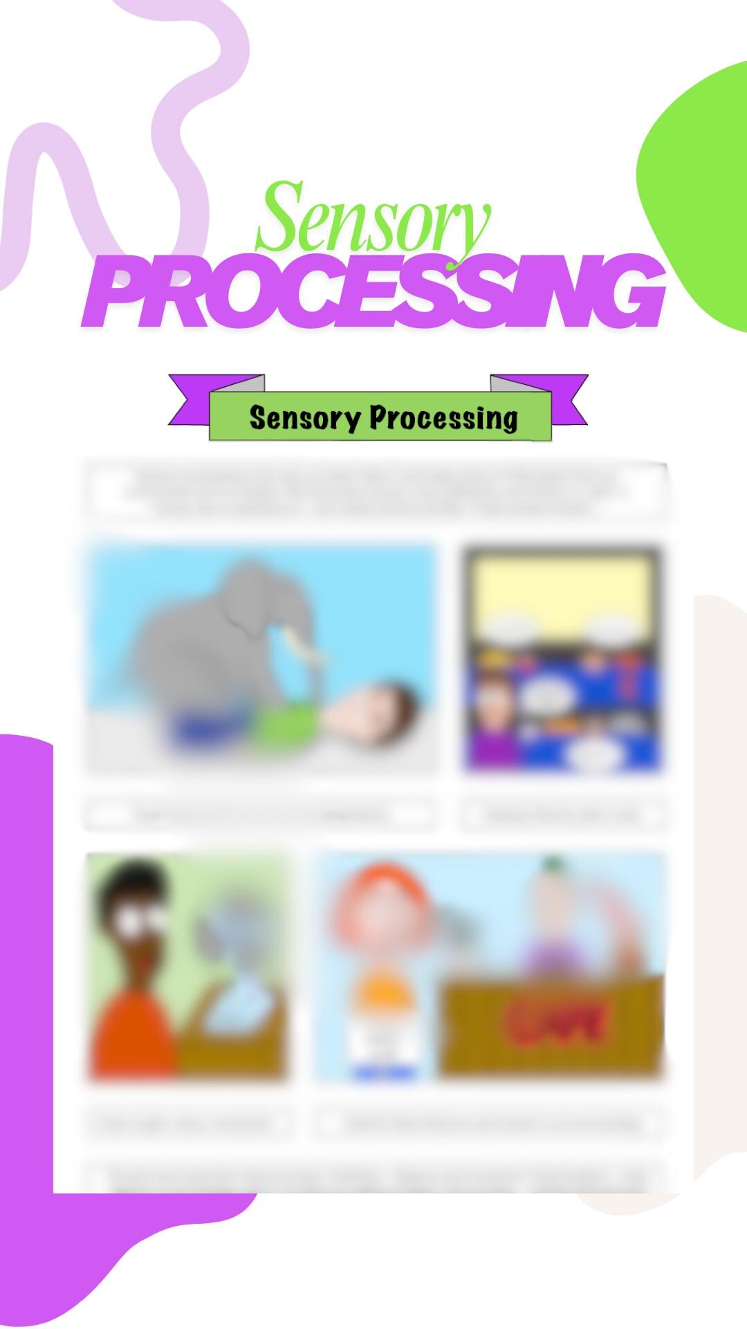 Sensory Processing Visual – Neurodiversity Affirming Educational Print ...