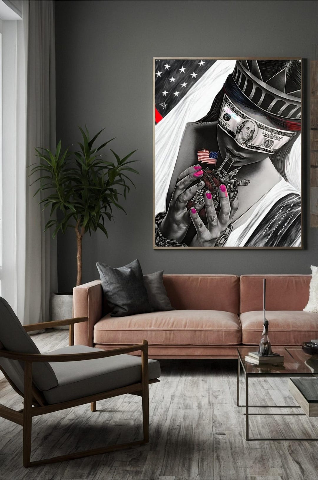 The Freedom Funeral Series – Vol. 2: Lady Liberty in Chains - Etsy