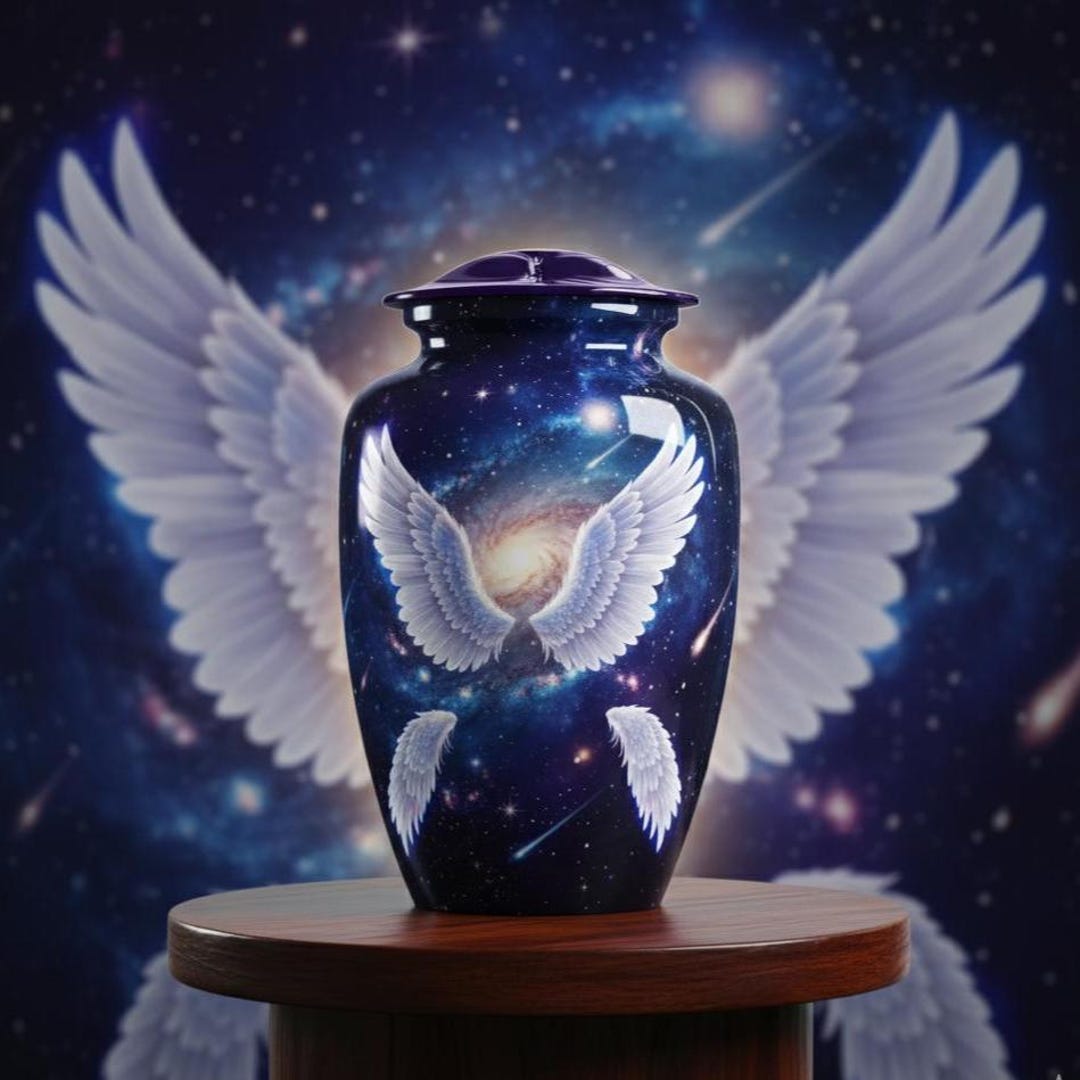 Angel Wings Urn - Cremation Urn - Funeral & Memorial Urn for Human ...