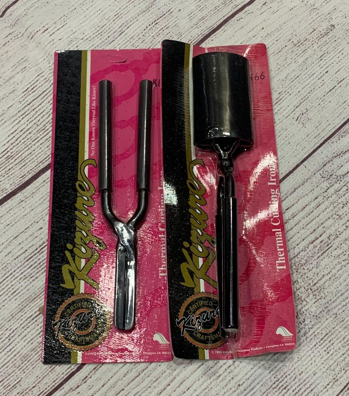 1993 Kizure Hair Marcels (stove Irons) 2 Pc. One Straightener - Etsy