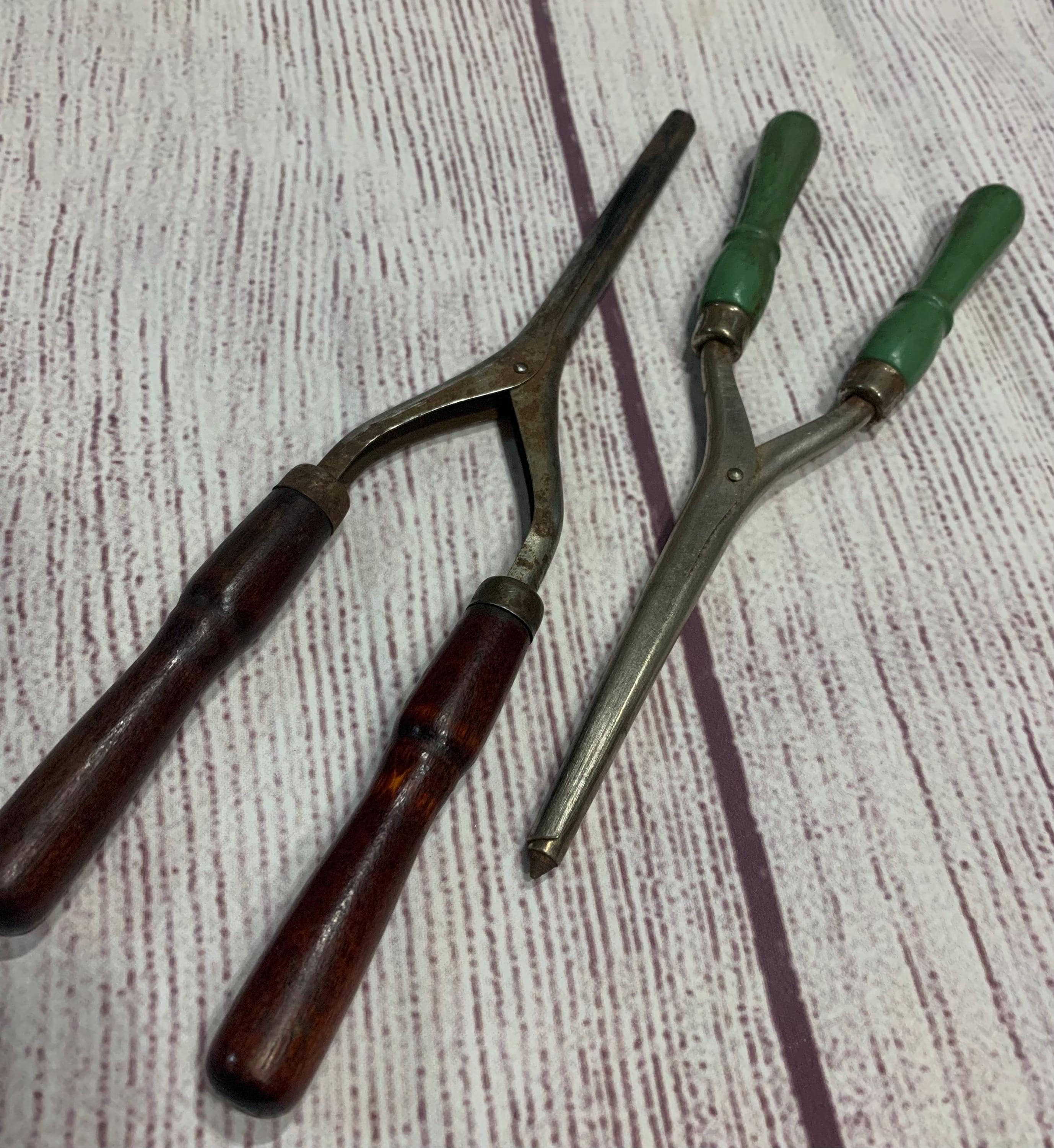 Vintage Hair Curlers 5 Pc. Set - Etsy