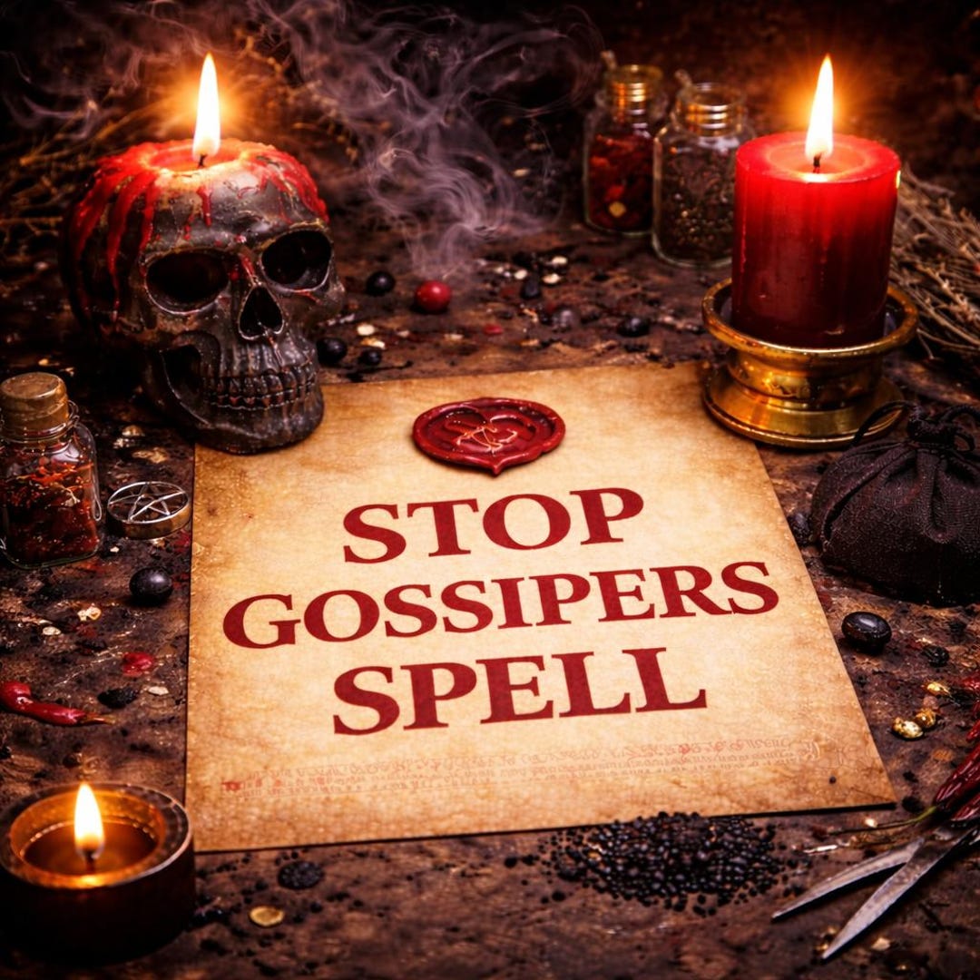 Stop Gossipers Spell | Silence Enemies Ritual | Stop Rumors ...