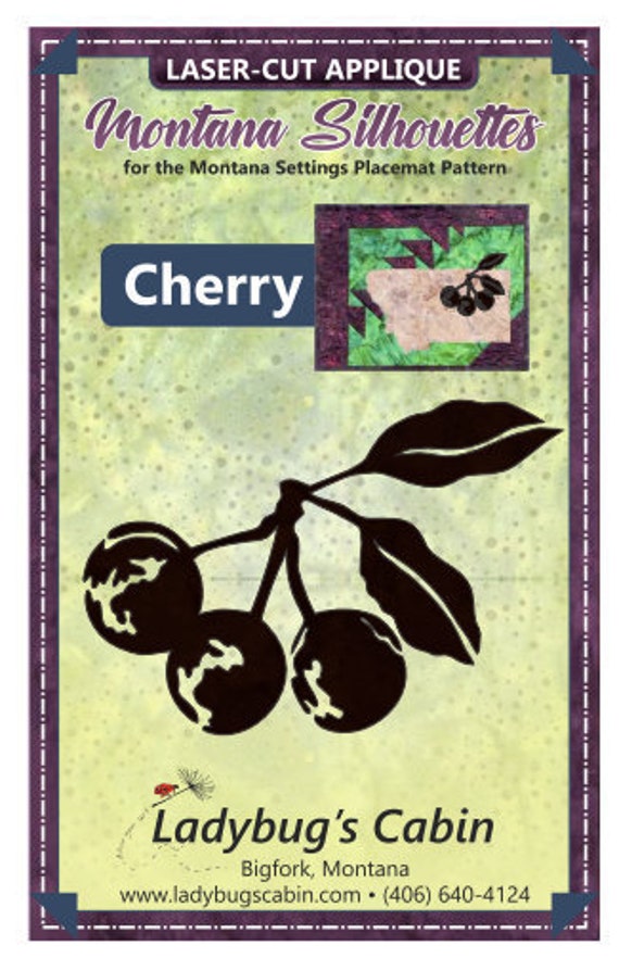 Cherry Laser Cut Applique - Etsy