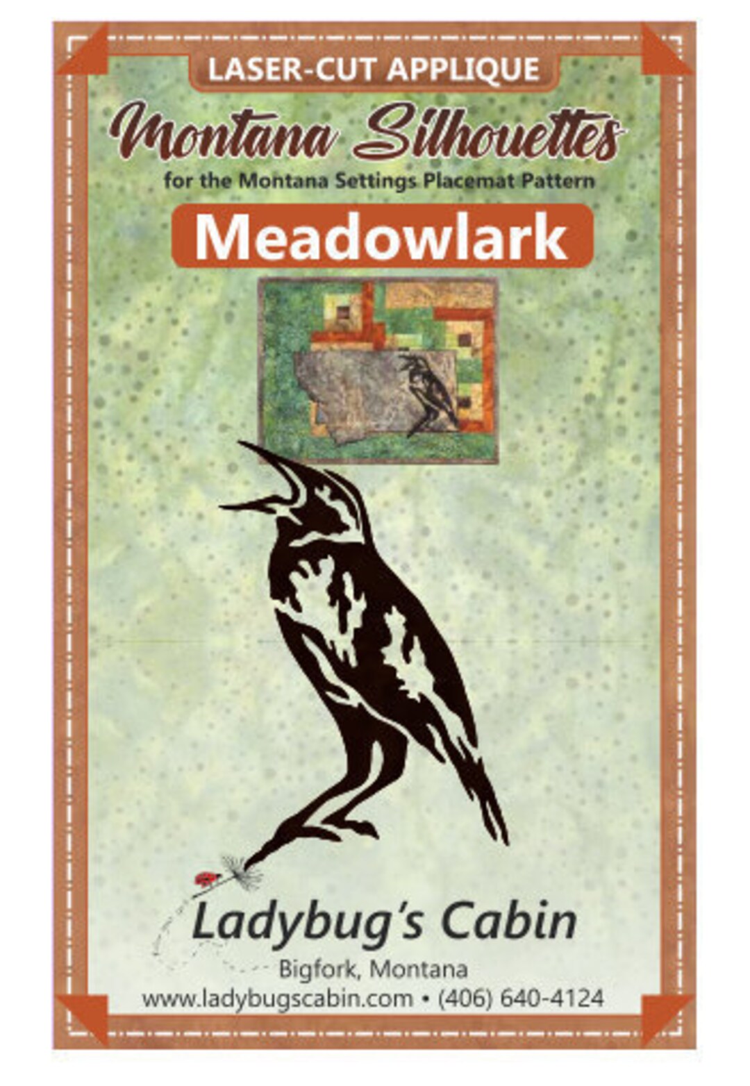 Meadowlark Laser Cut Applique - Etsy