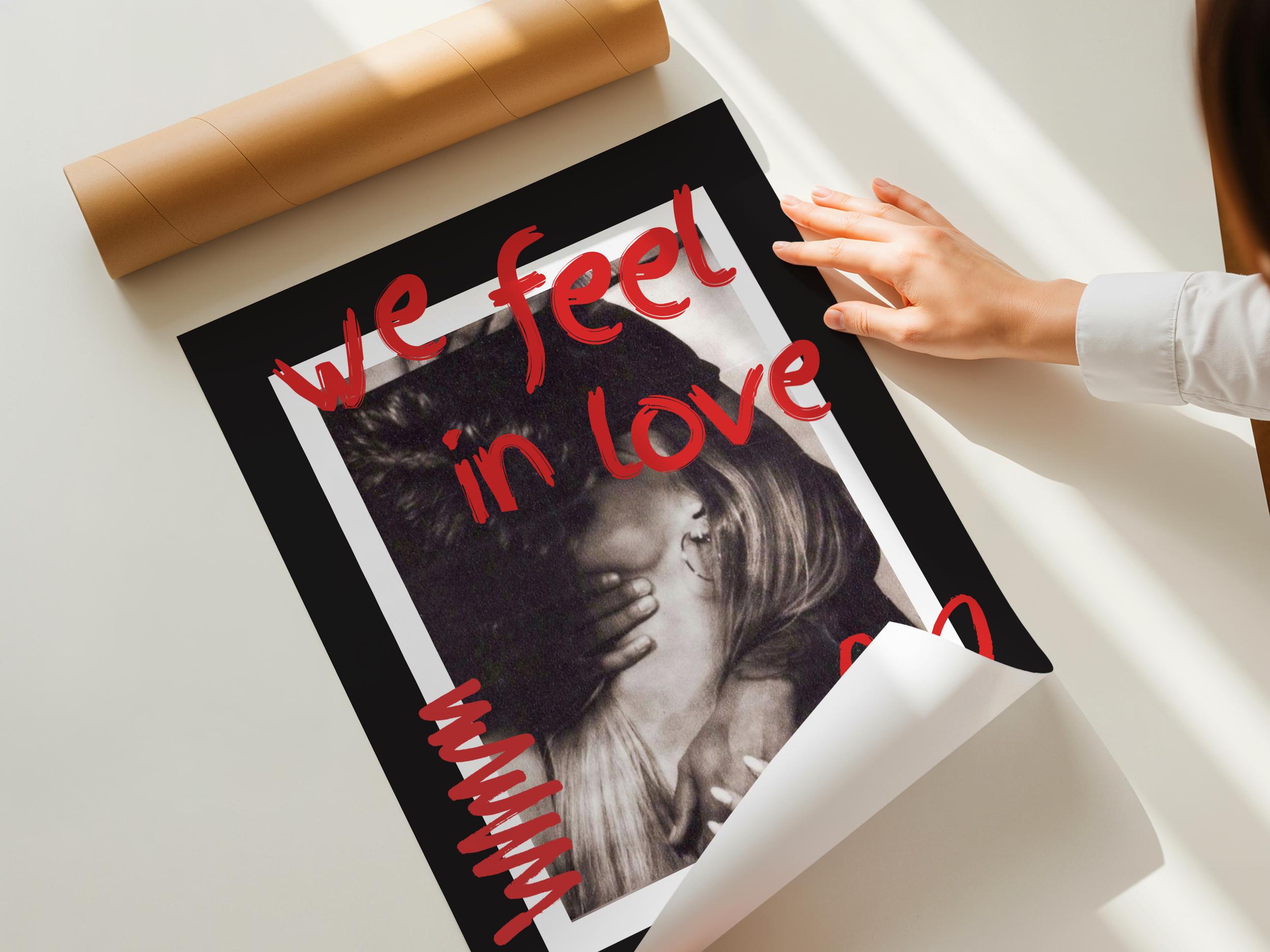 Printable Love Poster Custom Couple Photo Art Personalized Canva ...