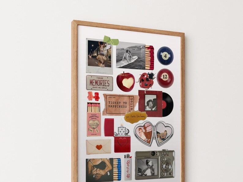 Custom Matchbook Poster Template DIY Canva Matchbox Art First ...