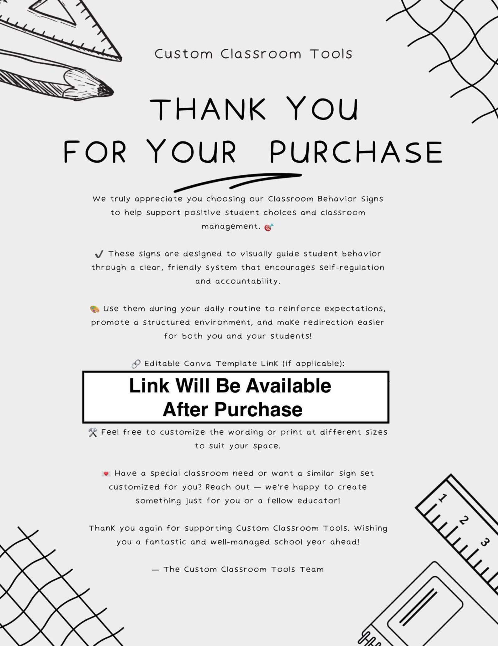 Classroom Behavior Signs | Editable Printable | Visual Behavior Chart ...