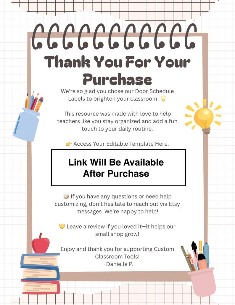 Editable Door Schedule Signs for Classroom | Where Are We Signs | Cute ...