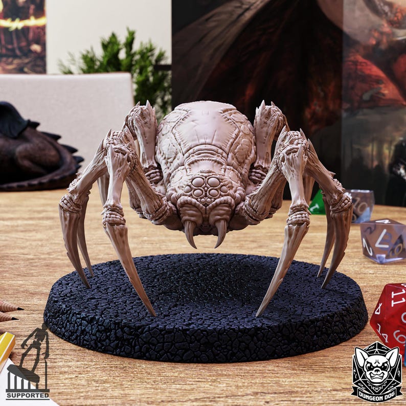 Giant Spider Miniatures (6 Models) – Underdark Monster Collection – Dnd ...