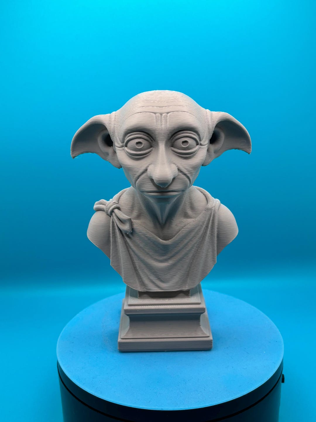 Dobby the House Elf – 3D Printed Bust Display (gray PLA) - Etsy
