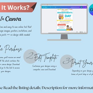 Editable Grandparents Day School Invitation Flyer Template ...