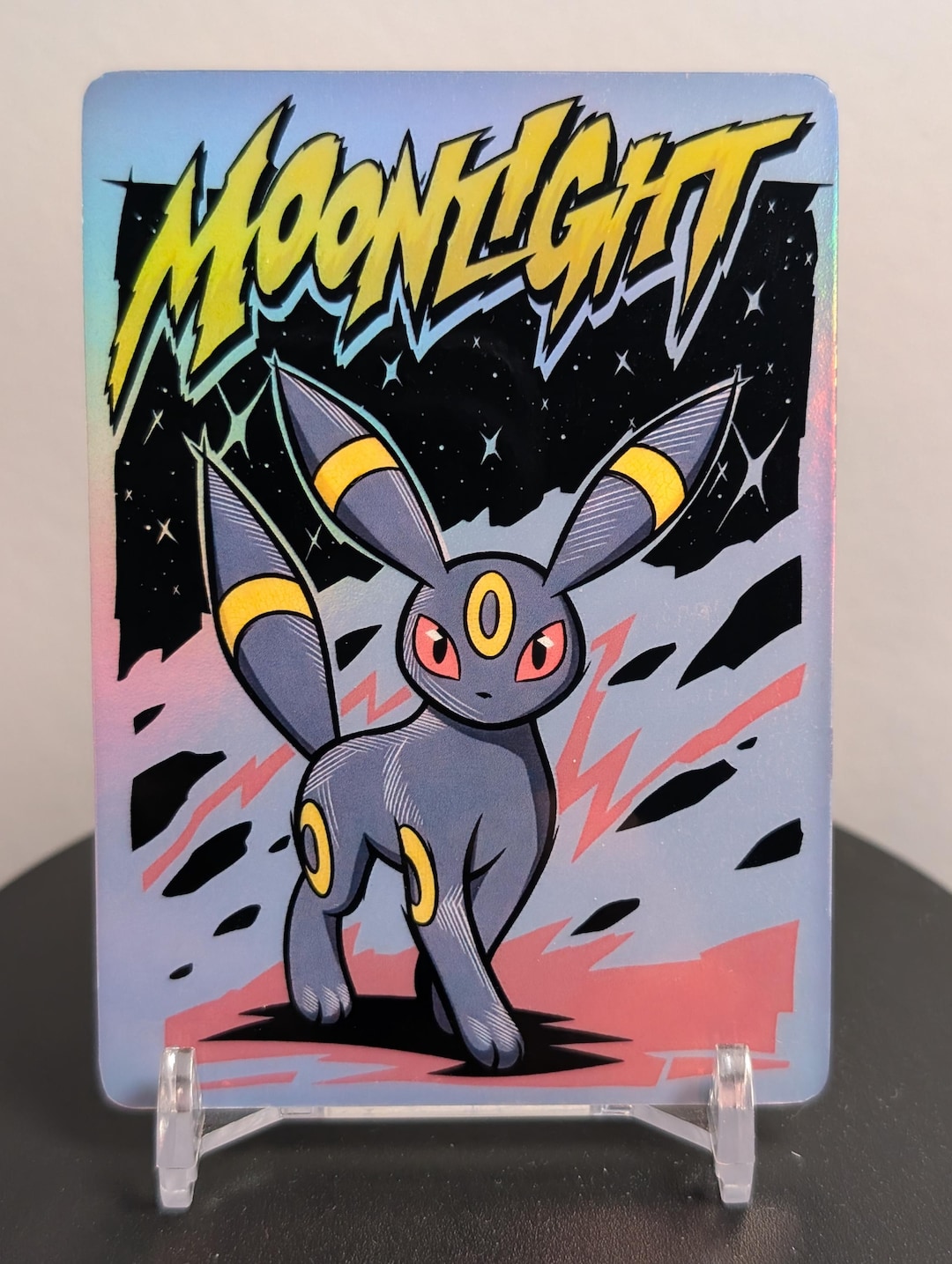 Umbreon Moonlight Custom Art Card - Etsy