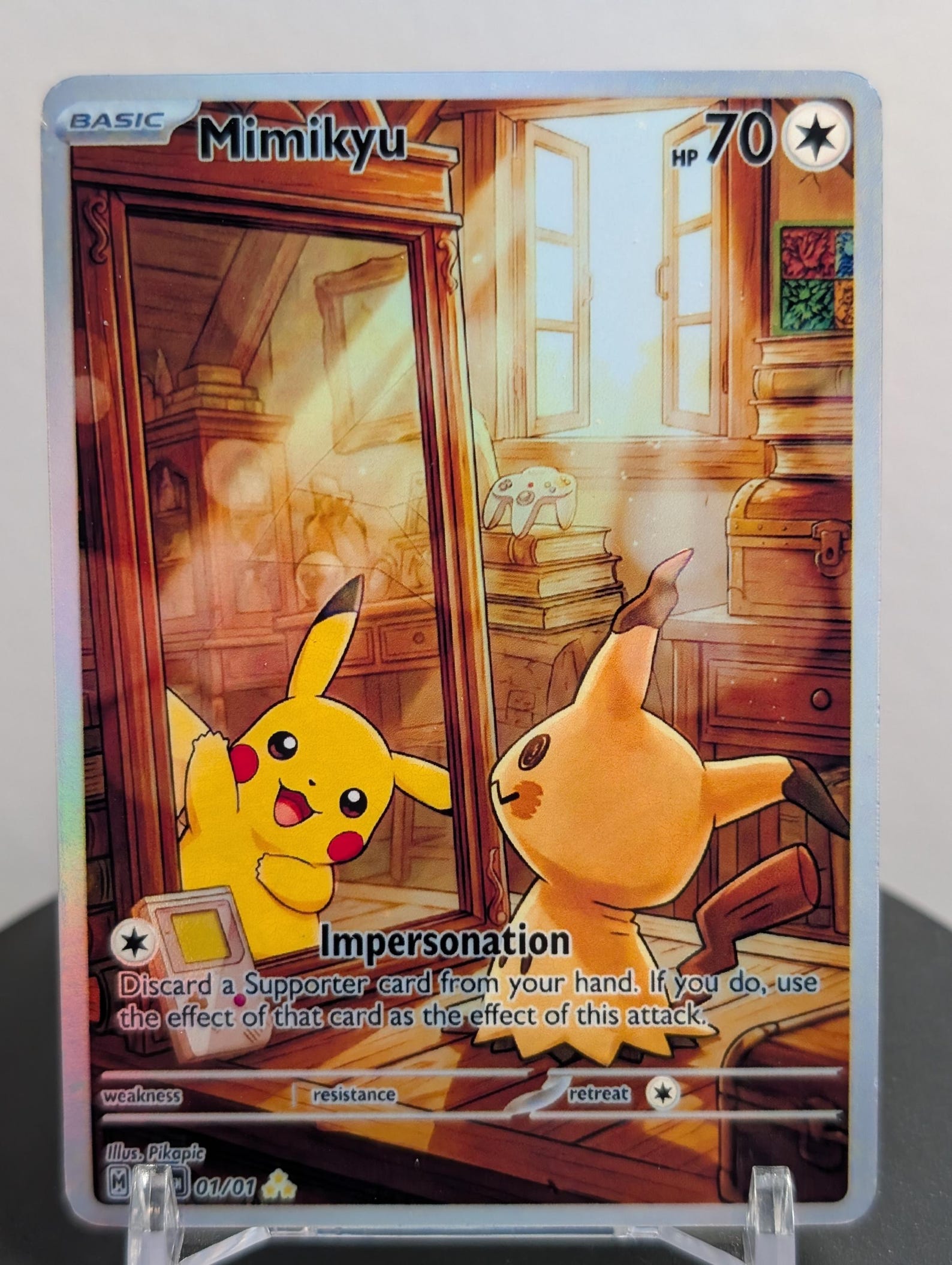 Mimikyu Custom-made Pokemon Card - Etsy