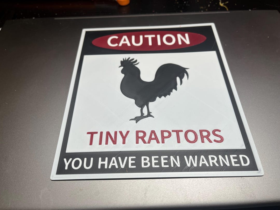 Tiny Raptors Sign - Etsy