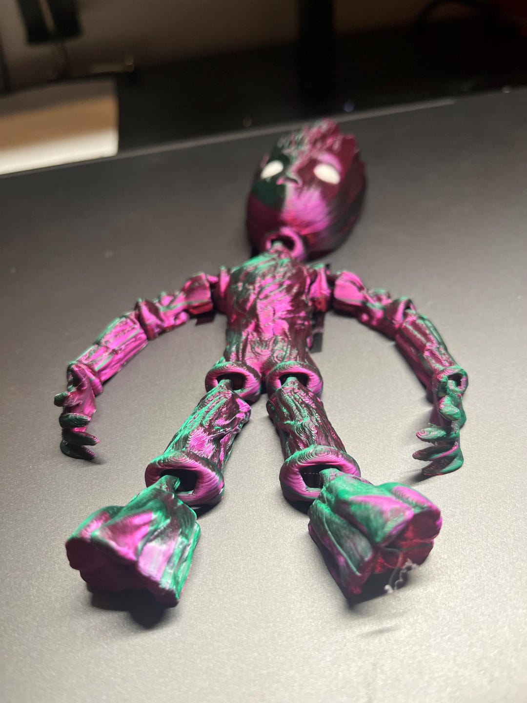 Poseable Groot Figure, Shimmering Purple Finish - Etsy