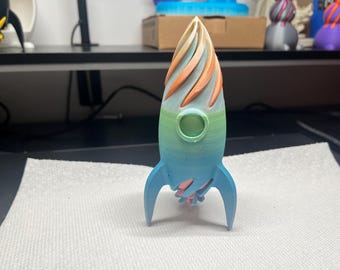 Extra Large Rocket Ship Figurine, Spaceship, Custom Trophy - Etsy