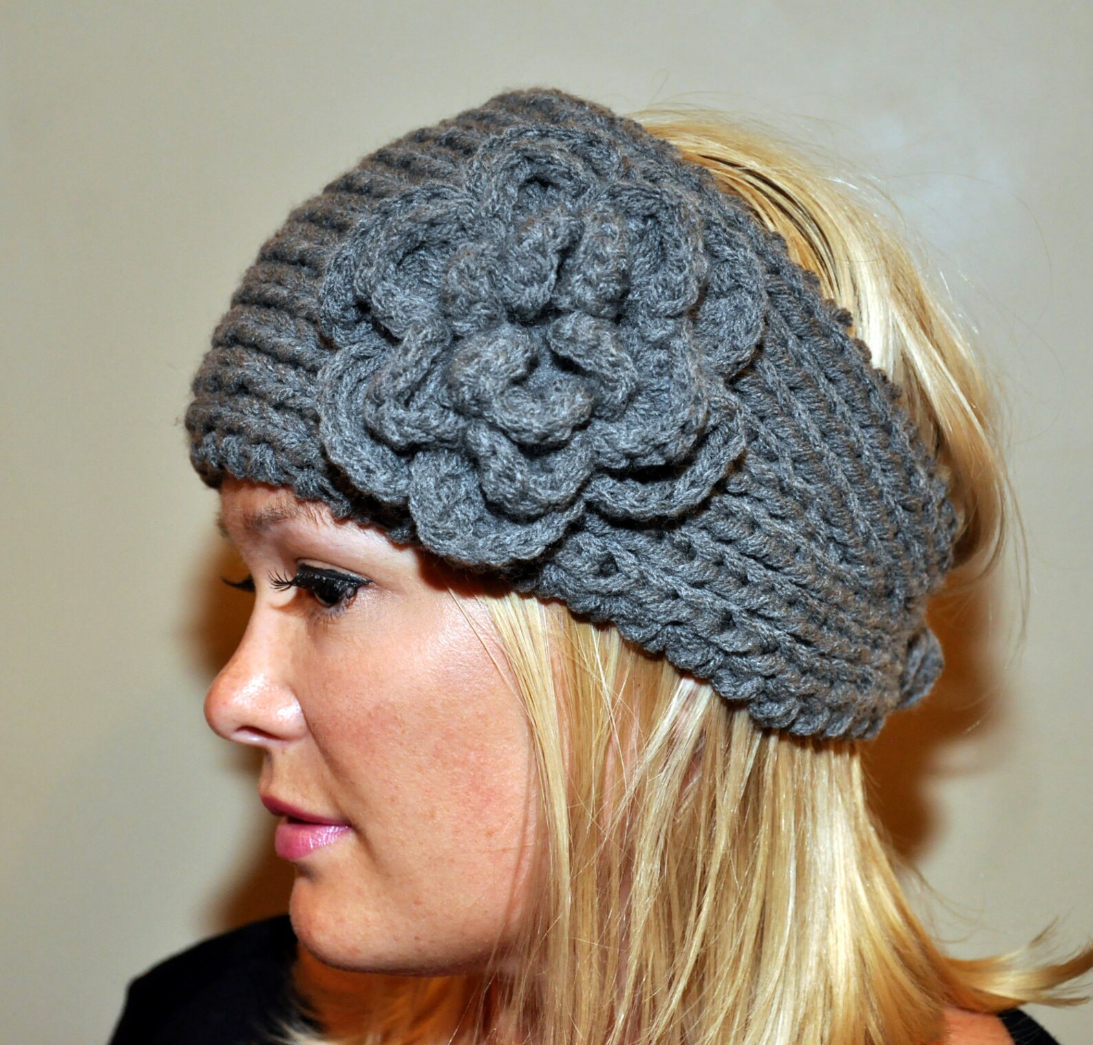 Ear Warmer Headband Headwrap Knit Crochet Wool Winter Warm Etsy