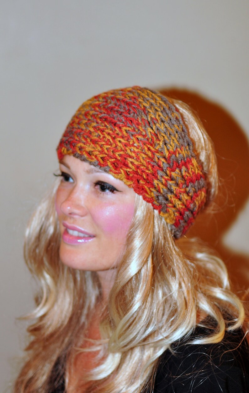 Ear Warmer Headband Earwarmer Headwrap Crochet Knit Autumn Etsy