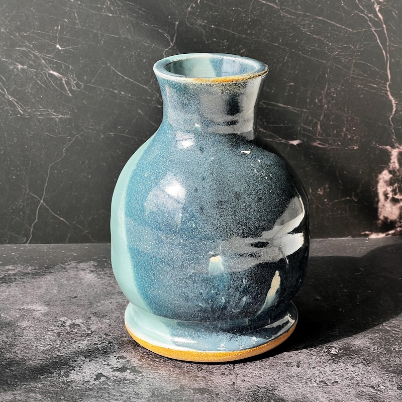 Turquoise Vase - Etsy