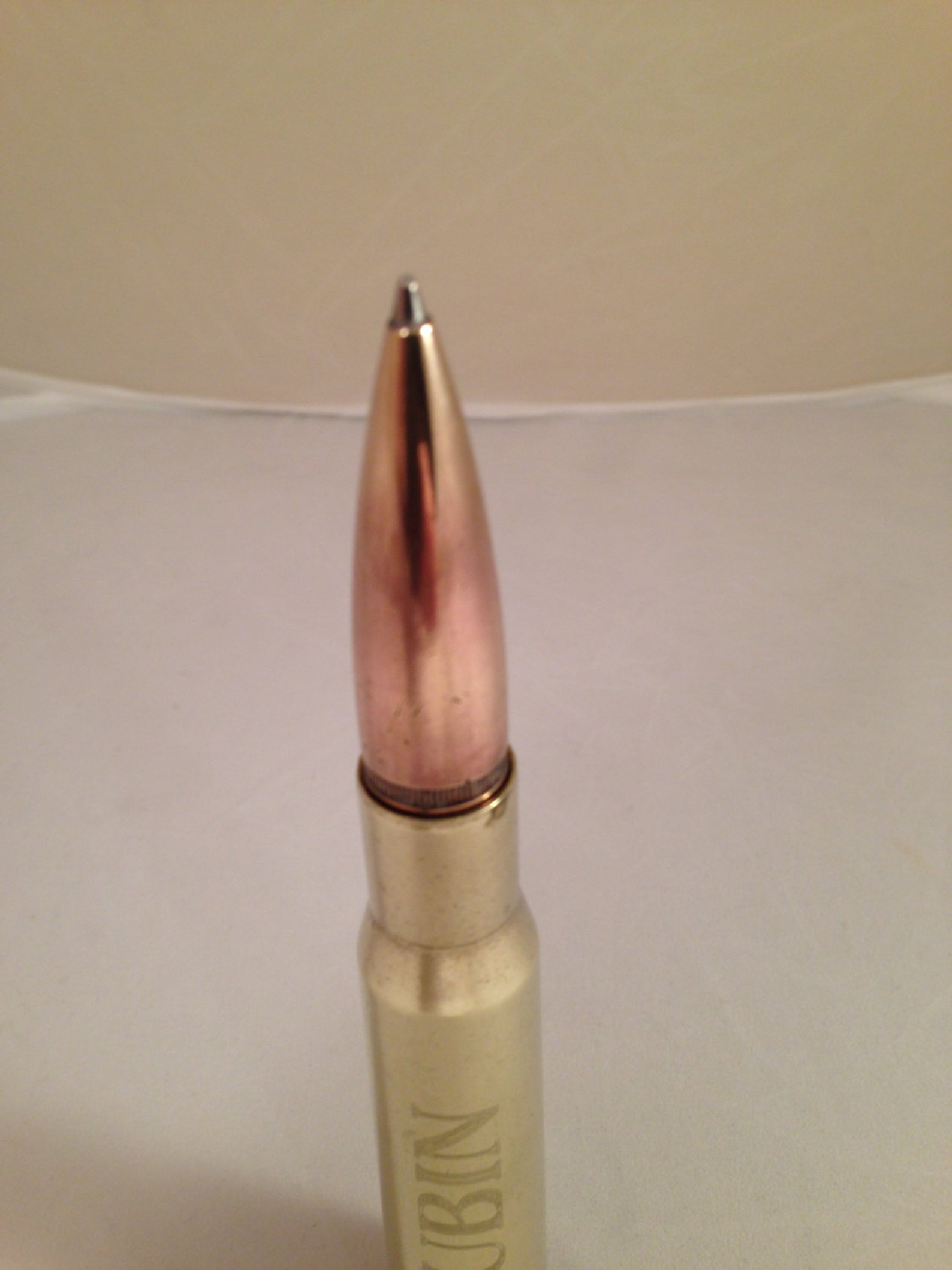 BULLET PEN! Engraved Brass .50 Caliber BMG Bullet Pen-groomsman Gift ...