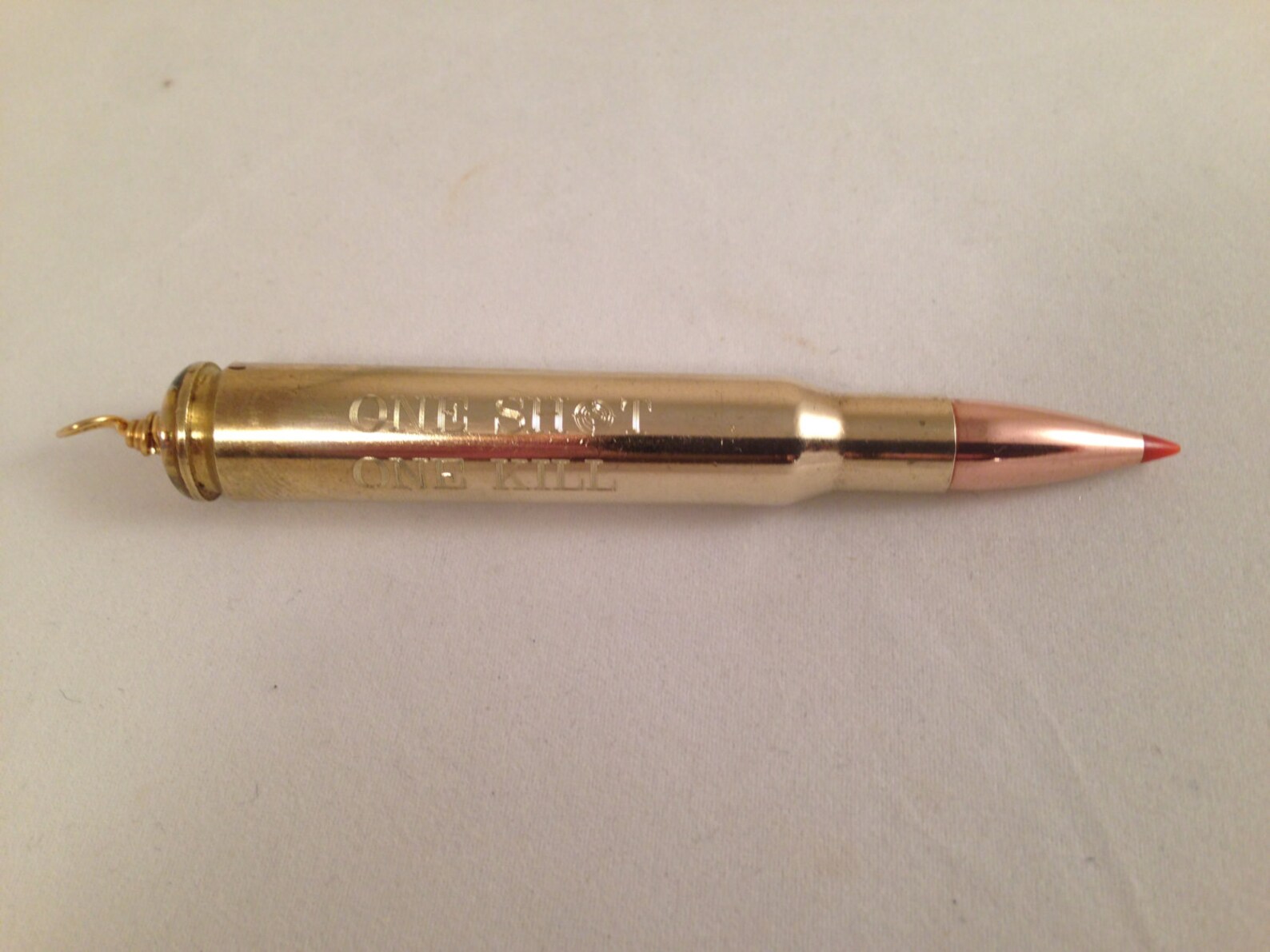 Engraved 30-06 Sniper Bullet "one Shot One Kill" With CROSSHAIRS ...