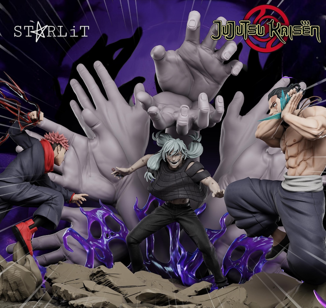 JJK Diorama Yuji X Todo Vs Mahito - 3D Print Stl File - Etsy