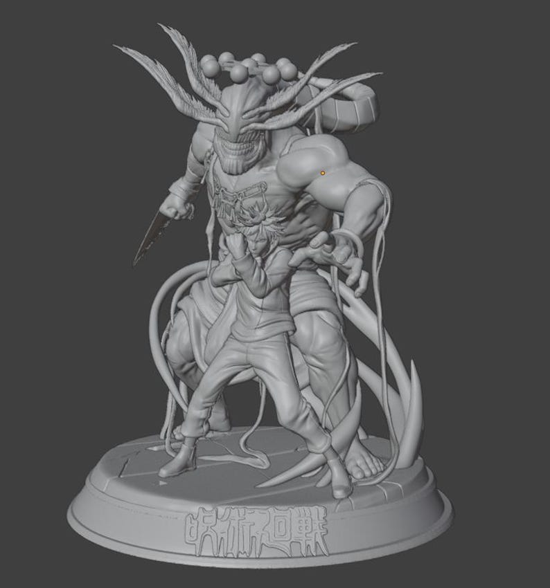 Megumi Fushiguro & Mahoraga Diorama – JJK 3D Print Model STL - Etsy ...