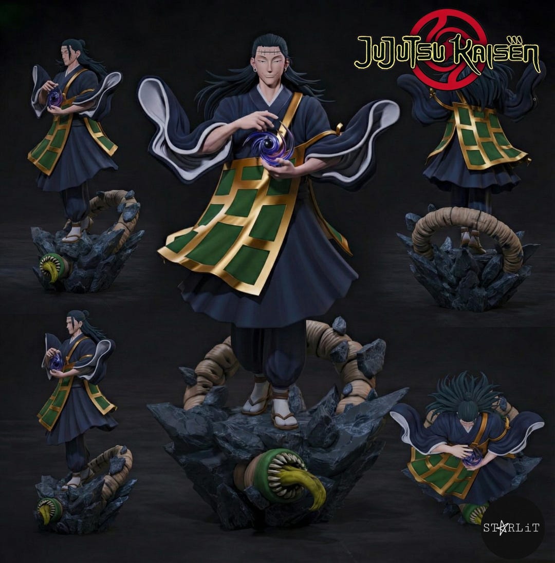 Kenjaku (Suguru Geto) STL File - Maximal: Uzumaki JJK 3D Print Modell ...